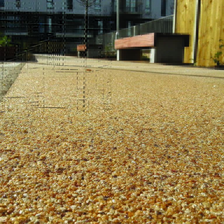 Pebble Resin Floor - Resin Bonded Aggregate External Flooring