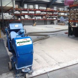 Vacuum Assisted Shot Blaster - Polycote