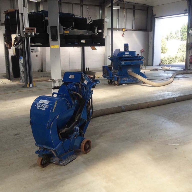 Vacuum Assisted Shot Blaster | Polycote