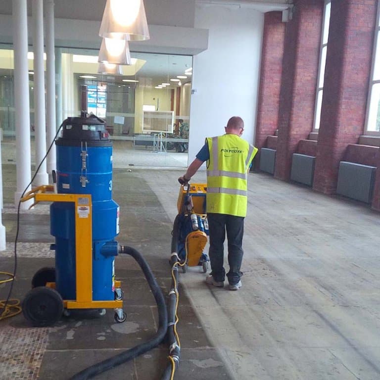 Vacuum Assisted Shot Blaster | Polycote