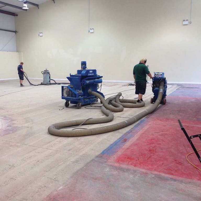 Vacuum Assisted Shot Blaster | Polycote