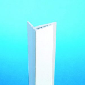 PVC Coving External Corner - 2 Way White - Polycote