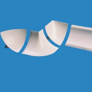 PVC Coving External Corner - 2 Way White | Polycote